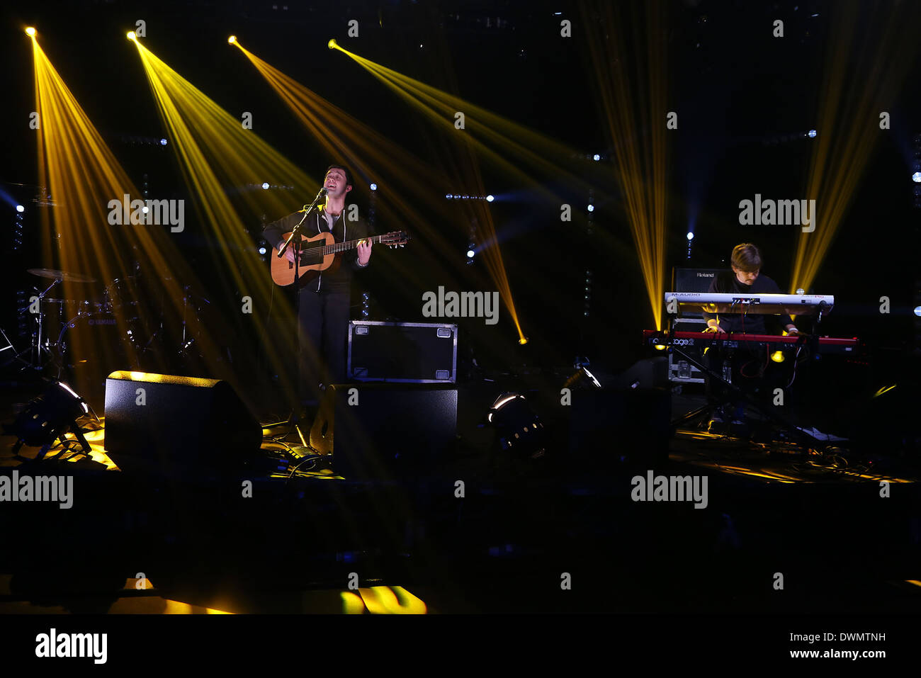 Villagers, performing on music streaming website Deezer celebrating its ...