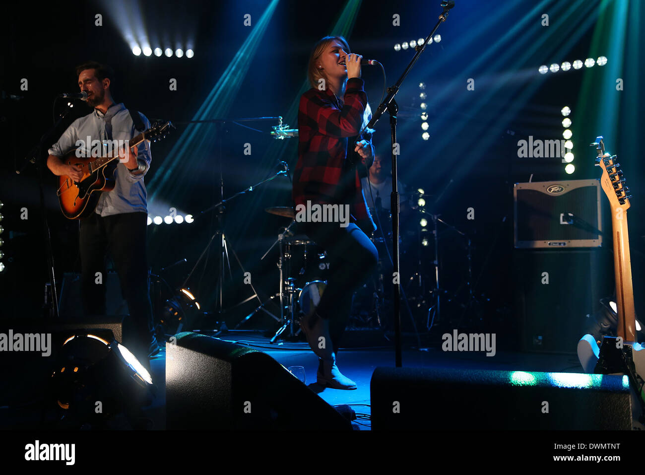 Slow Club, performing on music streaming website Deezer celebrating its ...