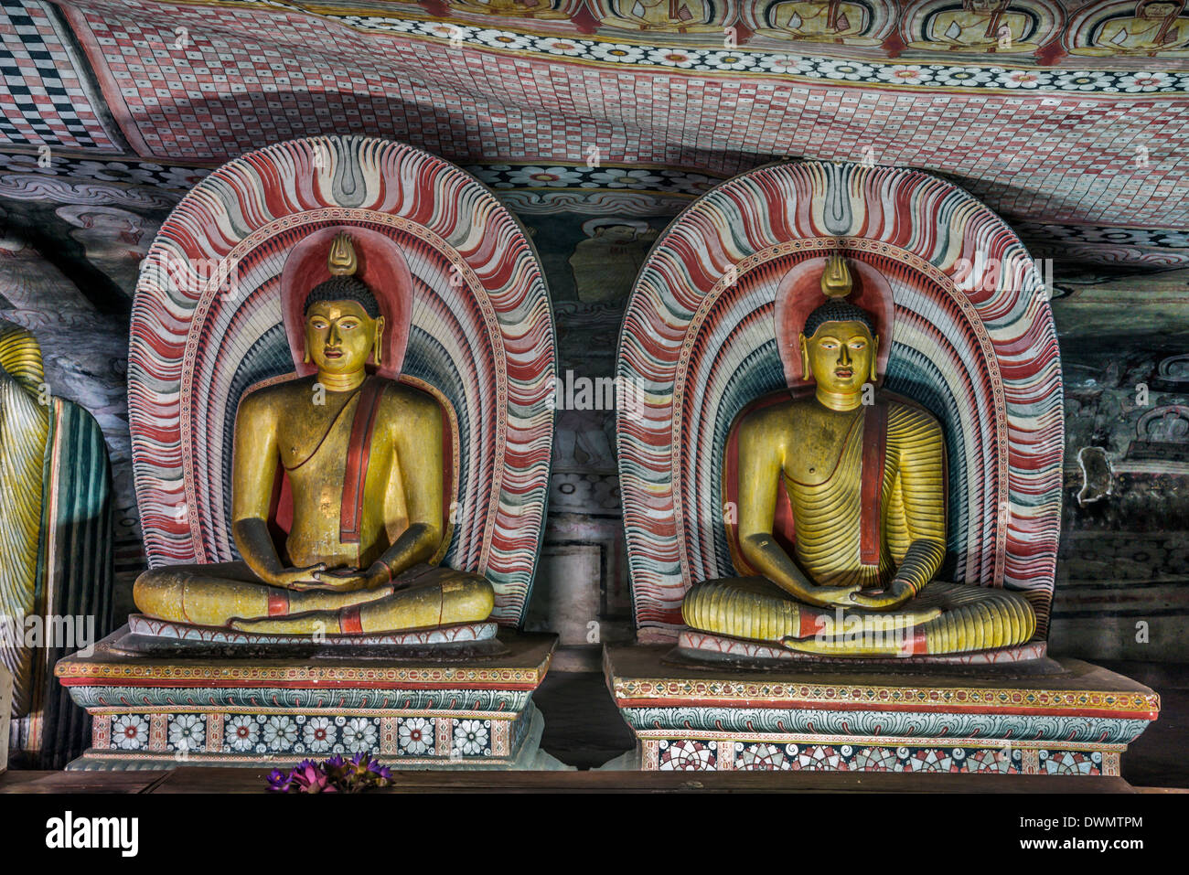 Golden Temple of Dambulla Unesco Heritage Site Sri Lanka Stock Photo ...