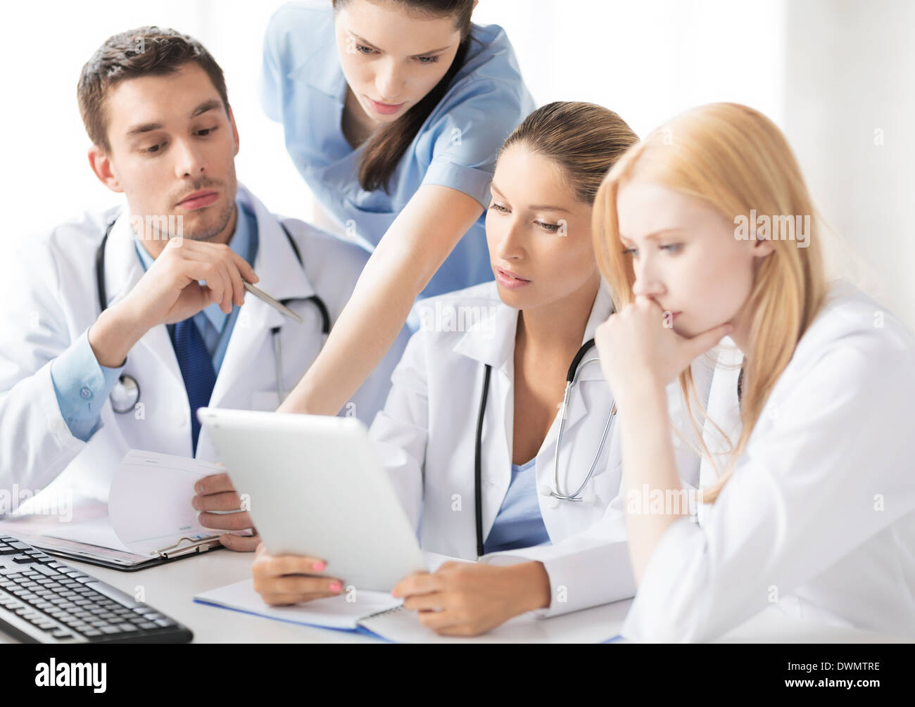 team or group of doctors working Stock Photo - Alamy