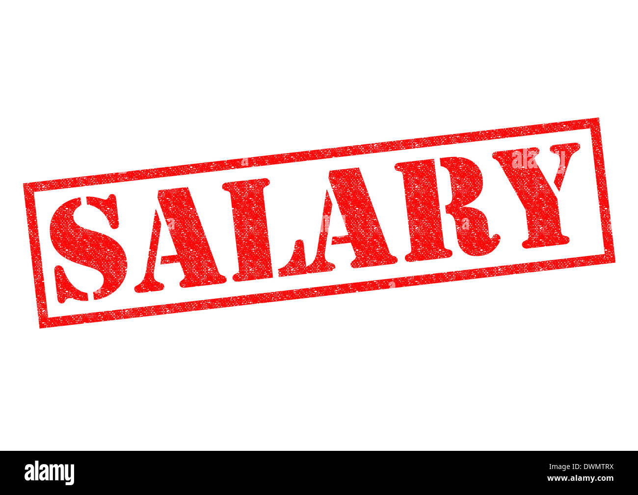 SALARY red Rubber Stamp over a white background Stock Photo - Alamy