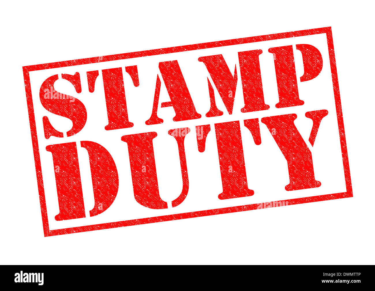 STAMP DUTY red Rubber Stamp over a white background Stock Photo - Alamy