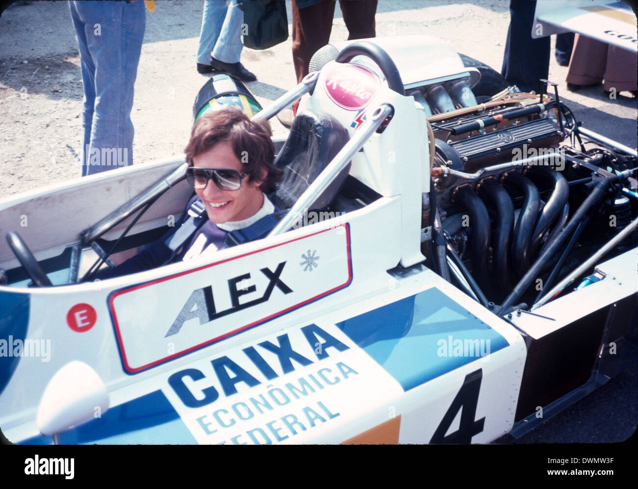 Alex Ribiero (Brasil) March BMW at Thruxton F2 1976 Stock Photo - Alamy