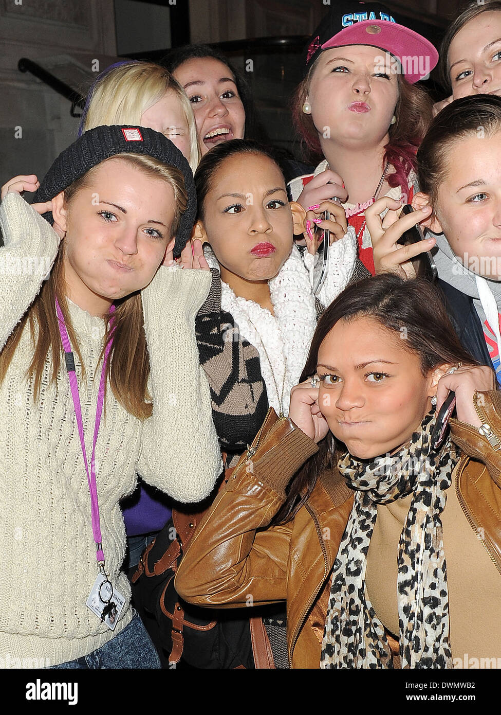 X Factor contestant Jade Ellis arriving back at her hotel. London ...