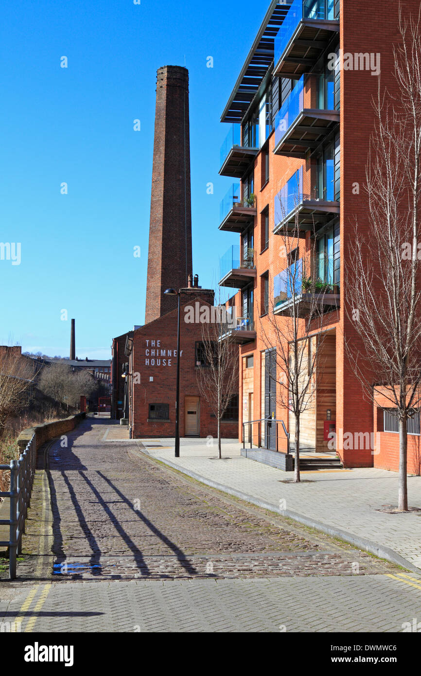The Chimney House, Kelham Island Museum and Riverside apartments ...