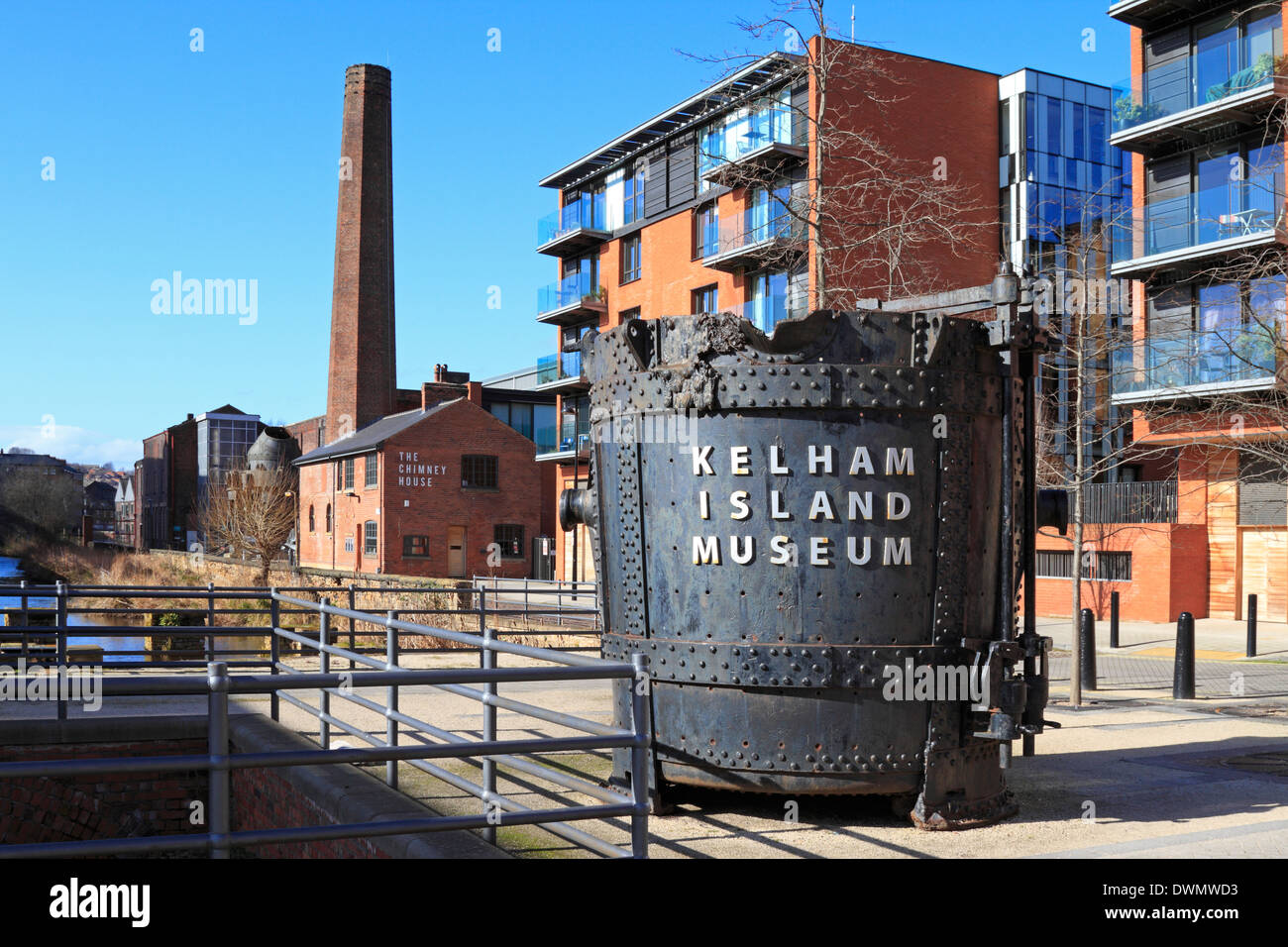 Kelham Island Museum and Riverside apartments, Sheffield, South ...