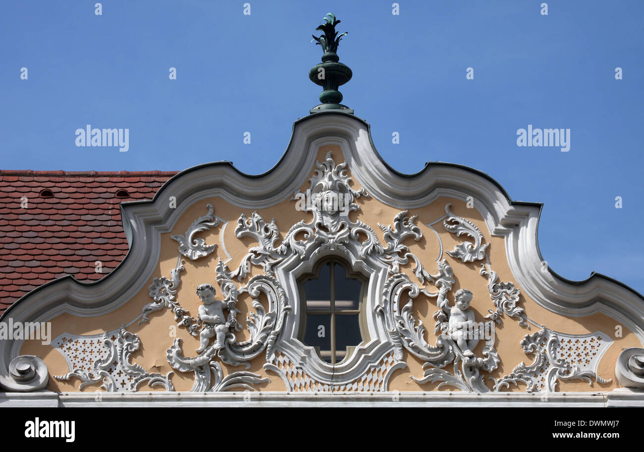 House of Falcon, the finest Rococo style building in the city on July ...