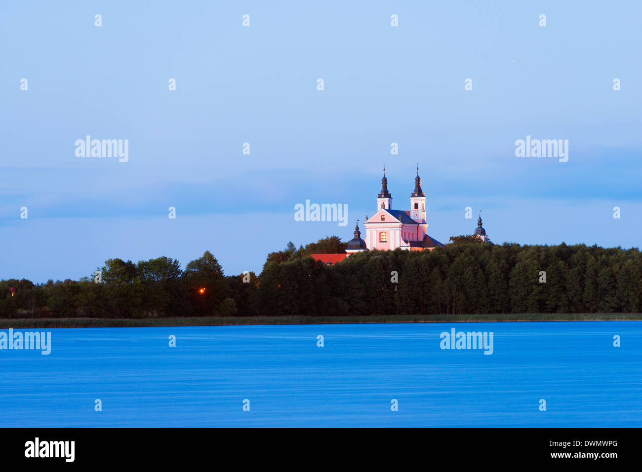Former Camaldolese monastery, Lake Wigry, Wigry National Park, Poland ...