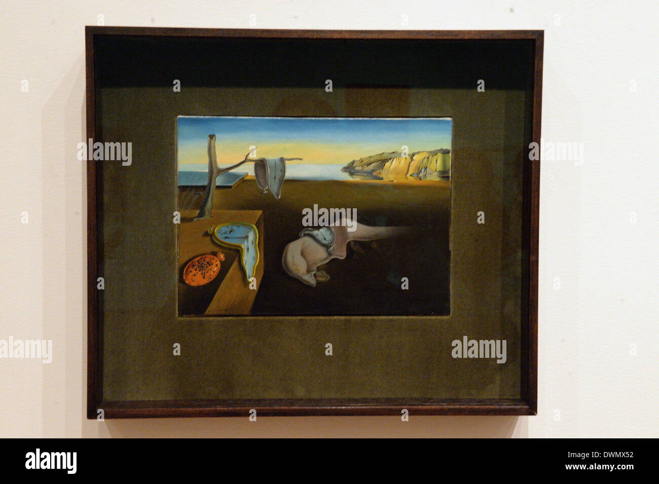 New York City, USA. 08th Mar, 2014. The work 'The Persistence of Memory ...