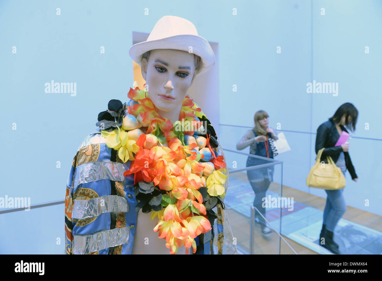 New York City, USA. 08th Mar, 2014. Work of the artist Isa Genzken are ...