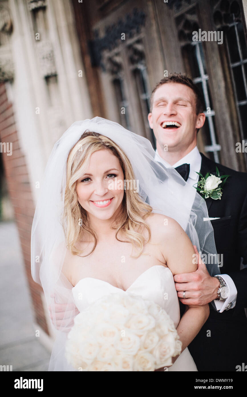 Laughing bride hi-res stock photography and images - Alamy