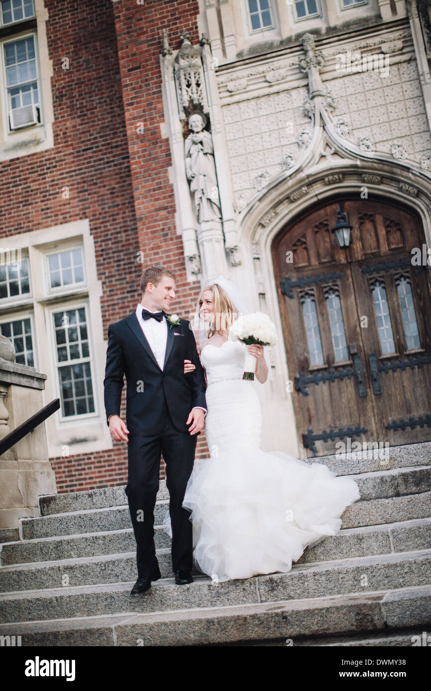 Bride and Groom Stock Photo - Alamy