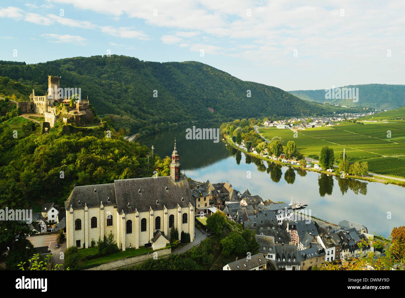 Germany rhineland palatinate beilstein town hi-res stock photography ...