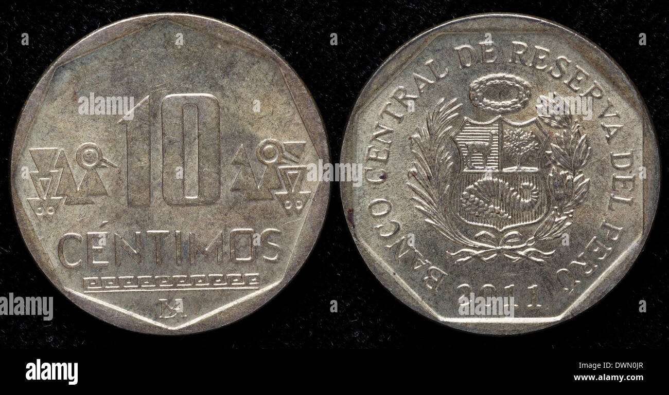 10 centimos peru hi-res stock photography and images - Alamy