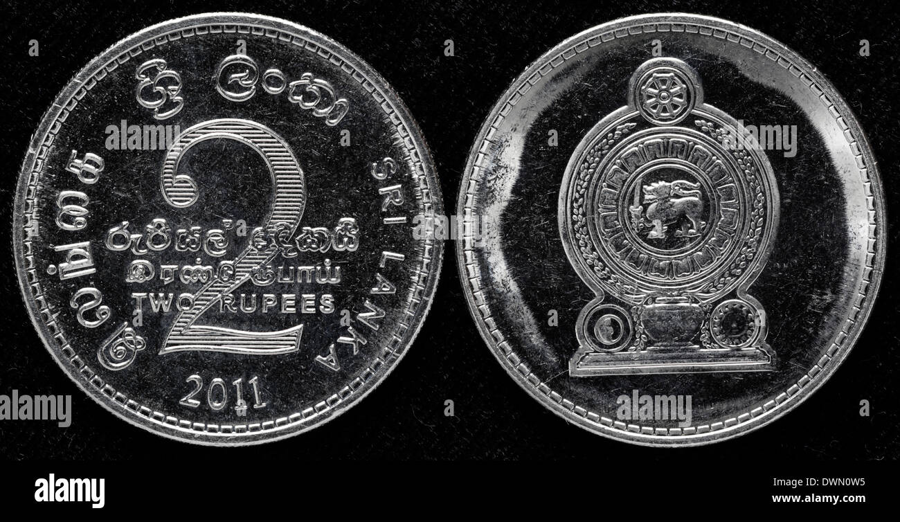 2 rupees coin hi-res stock photography and images - Alamy