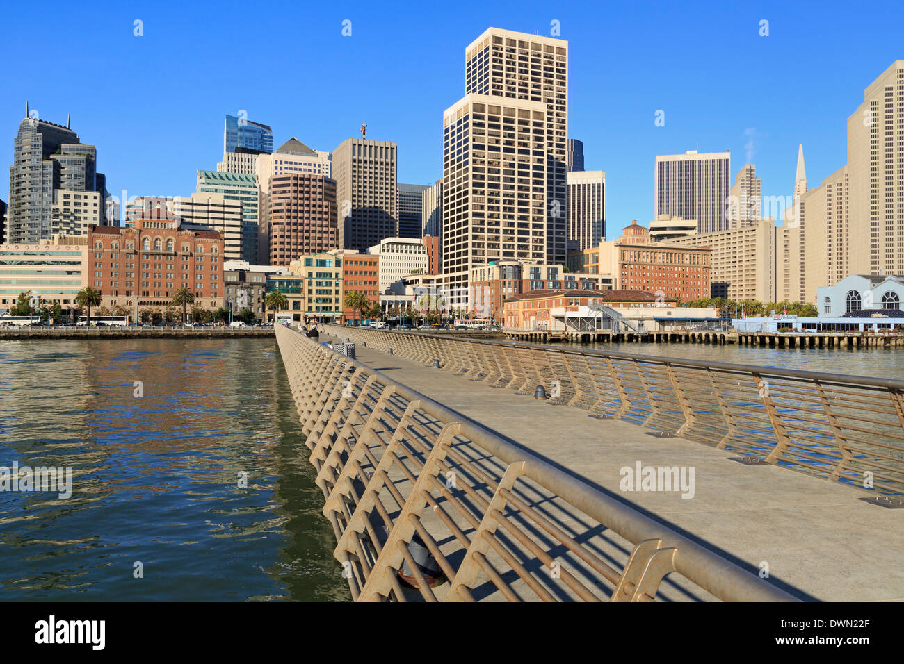 Pier 14 on the Embarcadero, San Francisco, California, United States of ...