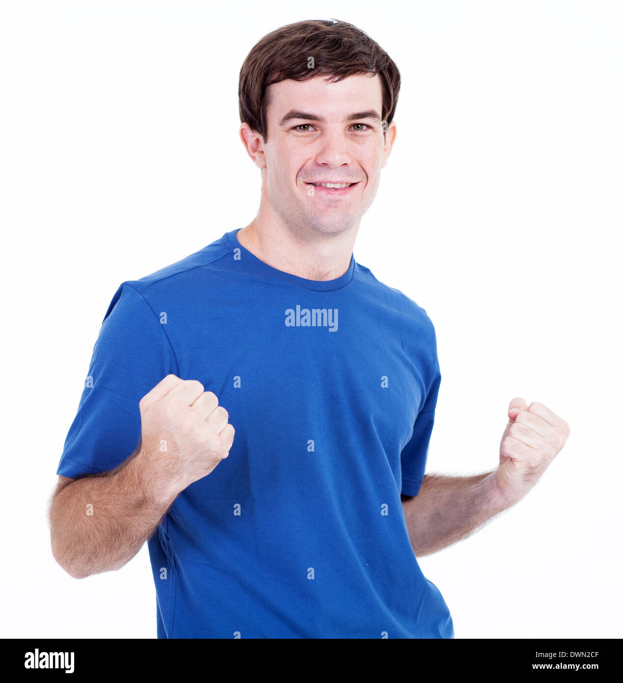 Fist waving hi-res stock photography and images - Alamy