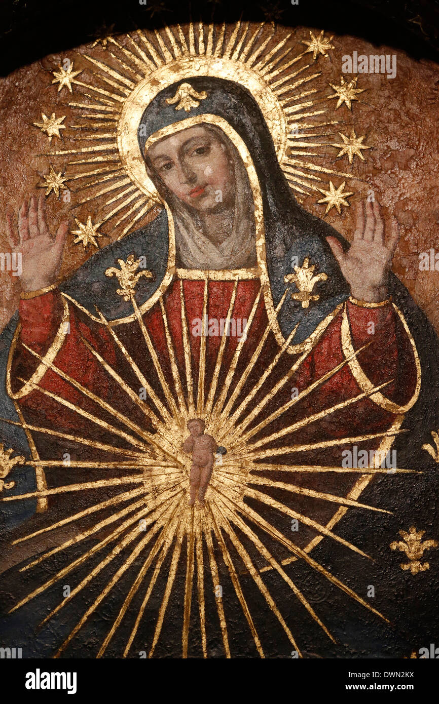 Virgin Mary and Jesus depiction in the Mosque (Mezquita) and Cathedral ...