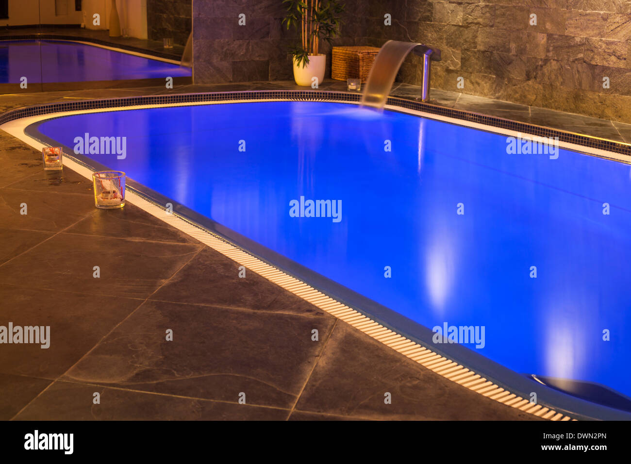 Interior of wellness and spa swimming pool Stock Photo - Alamy