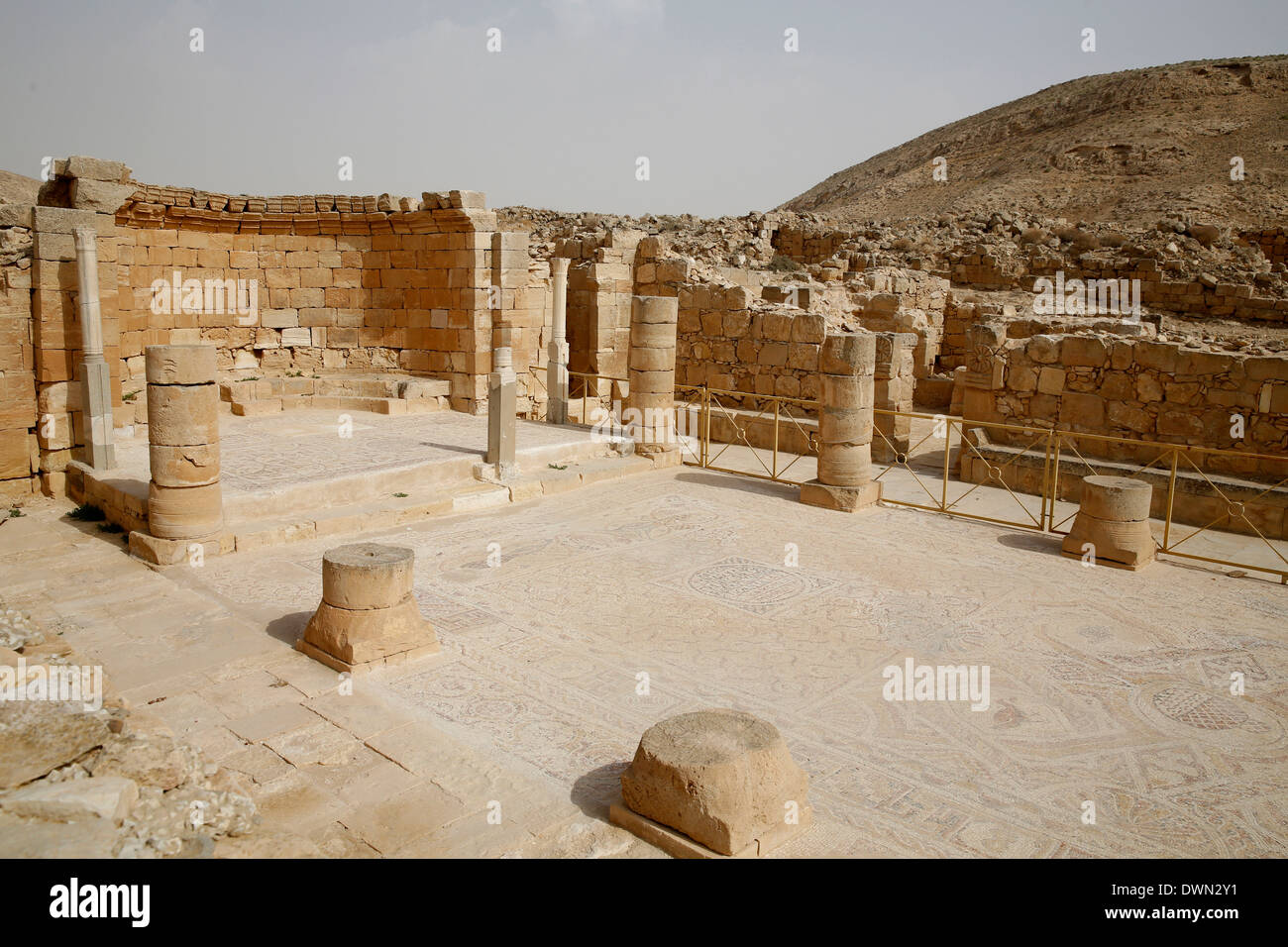 The Byzantine Church of St. Nilus in Mamshit, an ancient Nabatean city ...