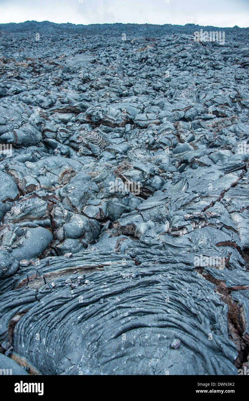 Cold lava after an eruption of Tolbachik volcano, Kamchatka, Russia ...
