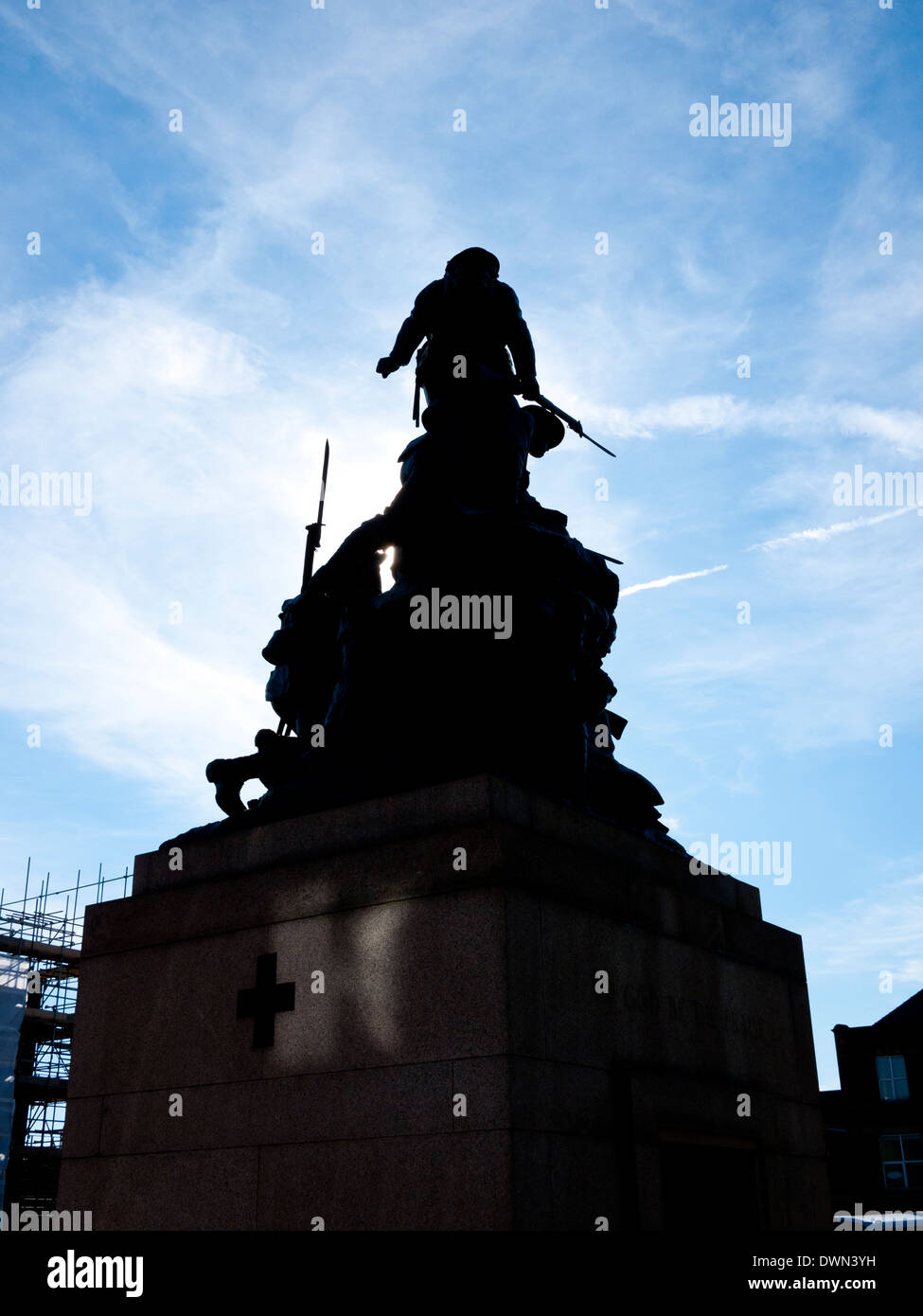 War Memorial in Oldham Town centre, Oldham, Greater Manchester, UK ...