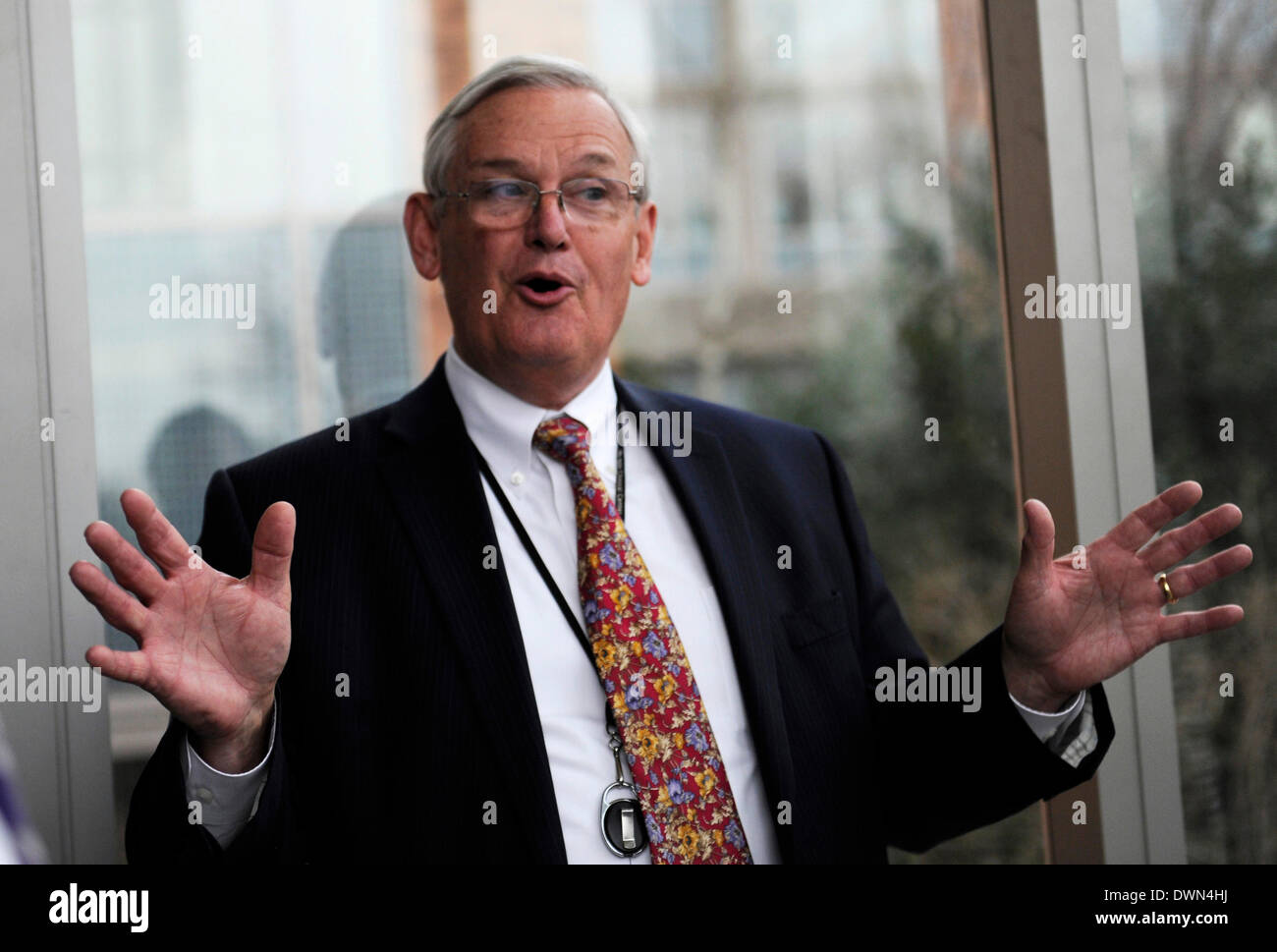 Washington, Maryland, USA. 11th Mar, 2014. Director David K. Henderson ...