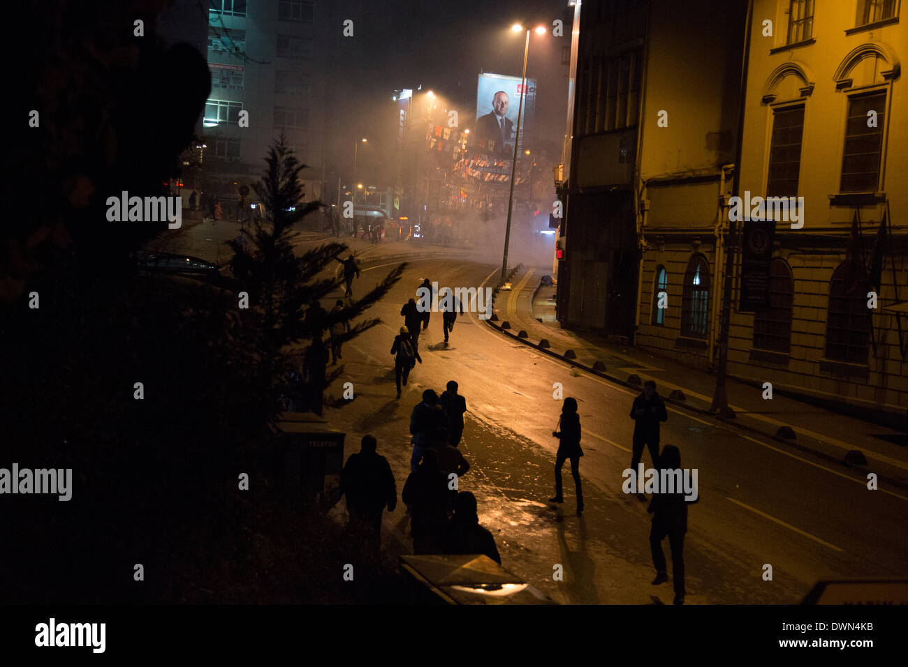 Nationwide protests lead to clashes between civilian protesters and the ...