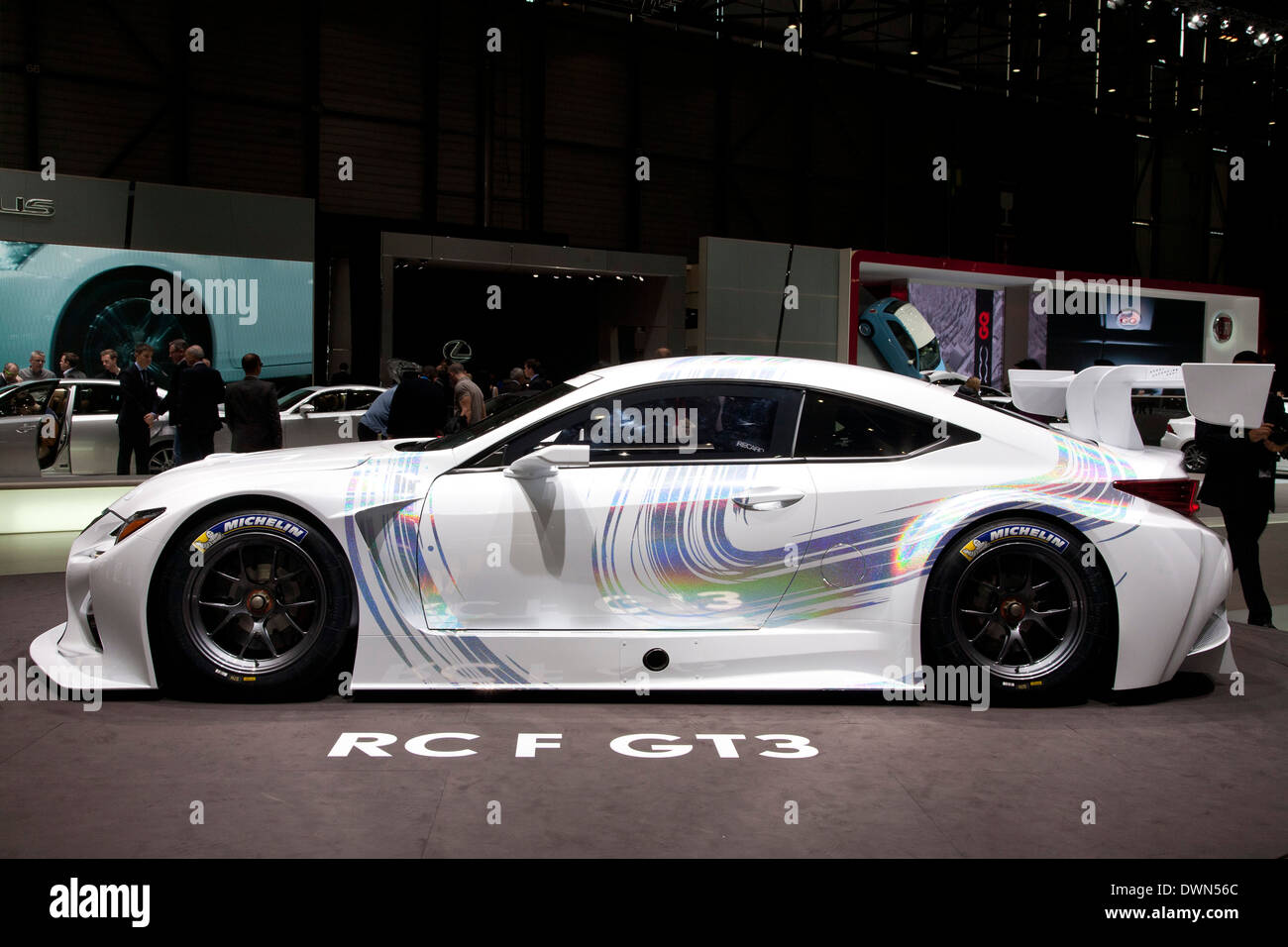 Lexus RC F GT3 Racing Concept at the 84th Geneva International Motor ...