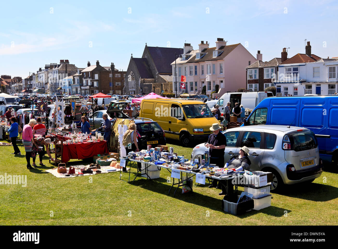 9307. Brocante Fair, Deal, Kent, England, UK, Europe Stock Photo - Alamy