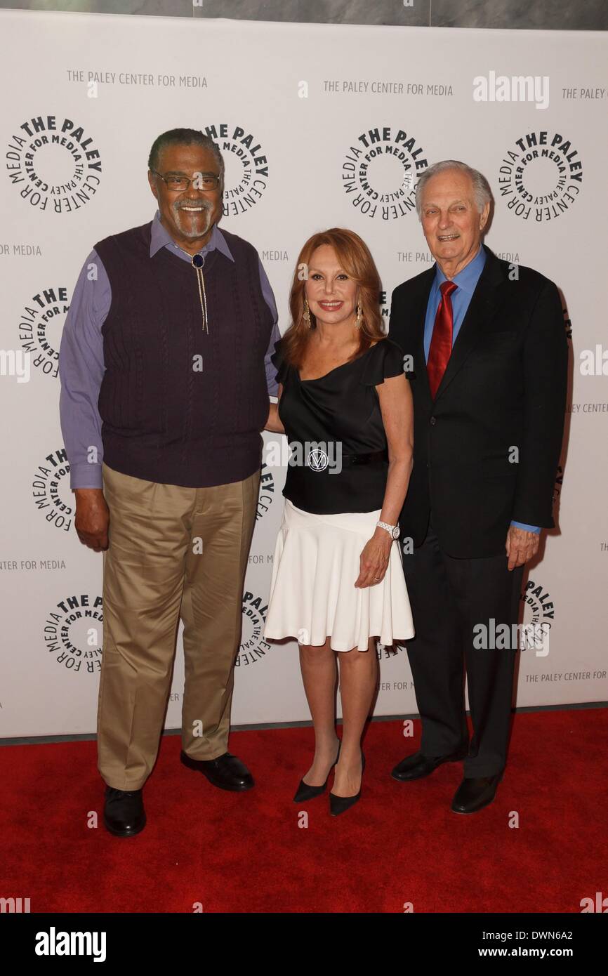 New York, NY, USA. 11th Mar, 2014. Rosey Grier, Marlo Thomas, Alan Alda ...