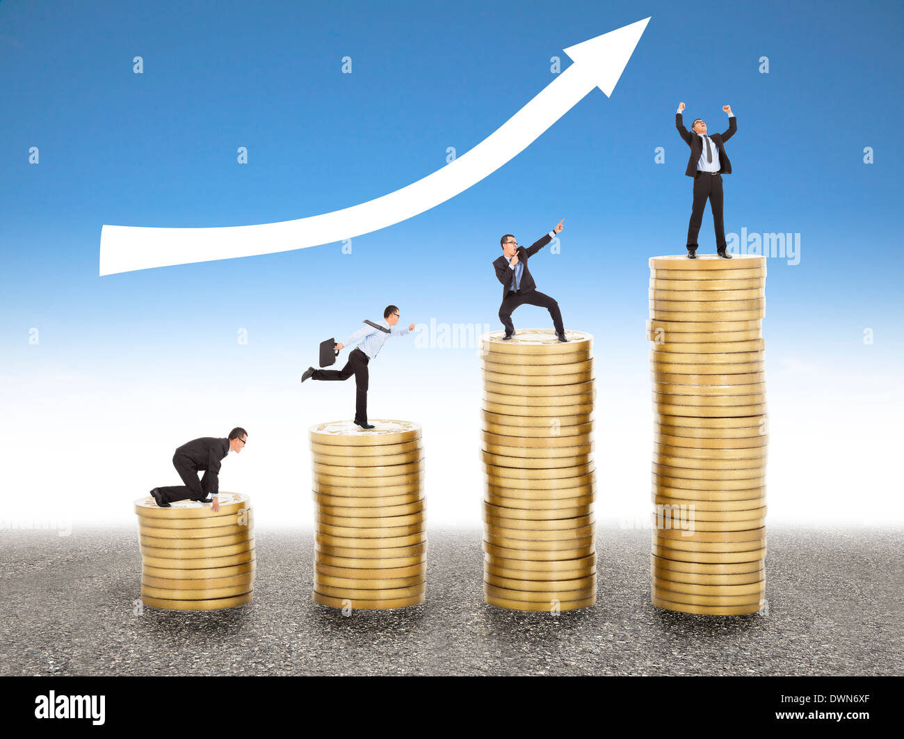 Strategy make steps to success hi-res stock photography and images - Alamy