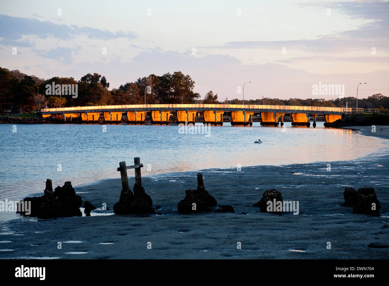 Evans Head road bridge, New South Wales, Australia Stock Photo - Alamy