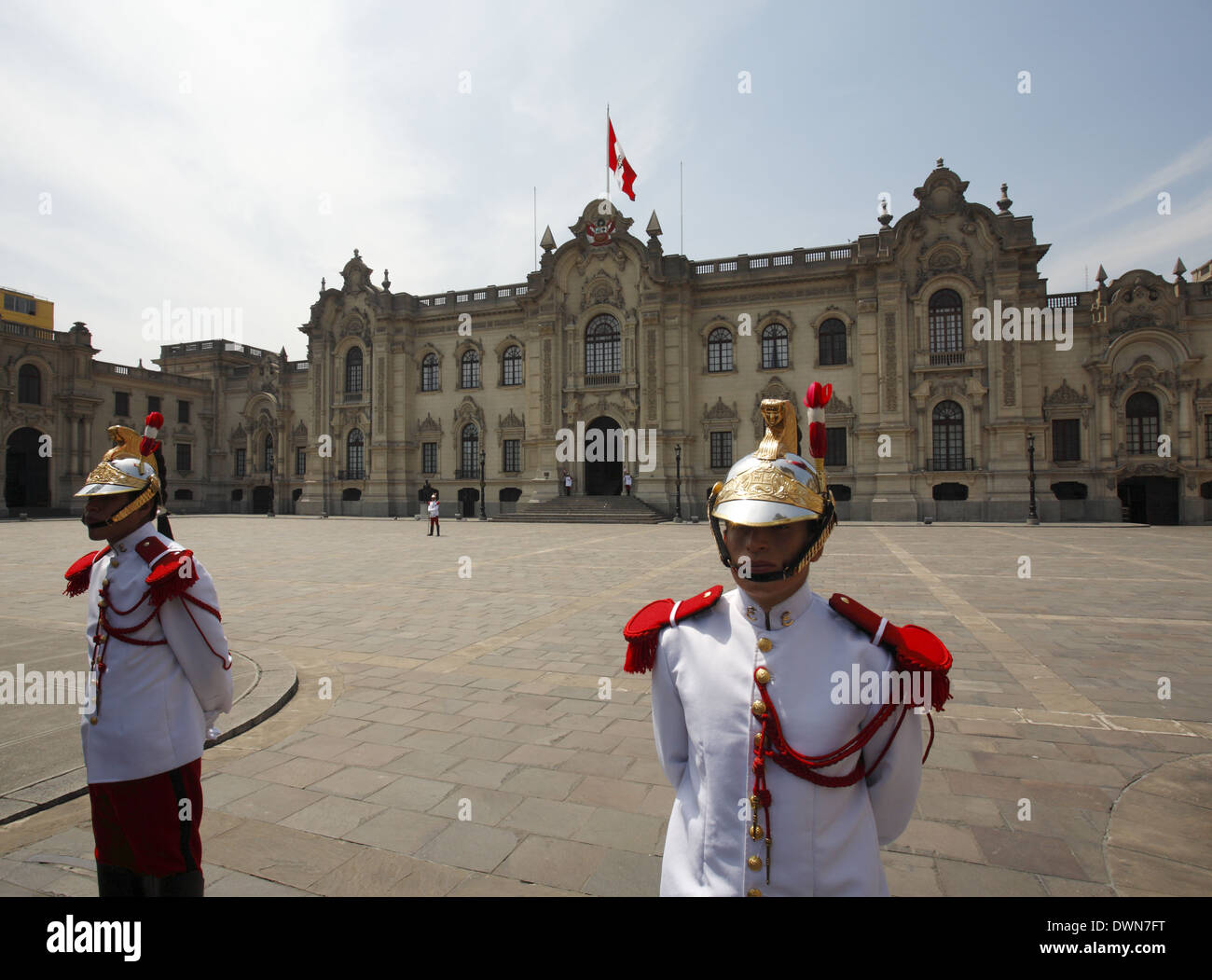 The Government Palace of Peru, known as House of Pizarro, Lima, Peru ...