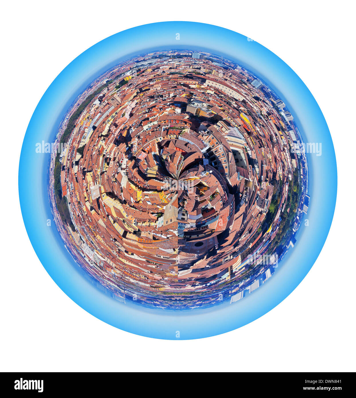 Scenic top panoramic view Cut Out Stock Images & Pictures - Alamy