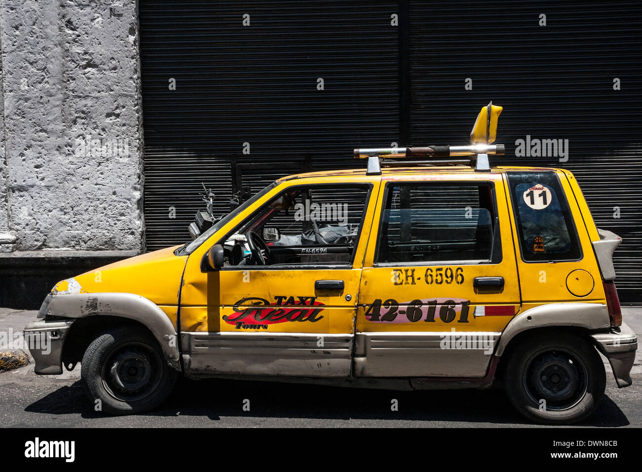 Old taxi in Arequipa city, Peru Stock Photo - Alamy