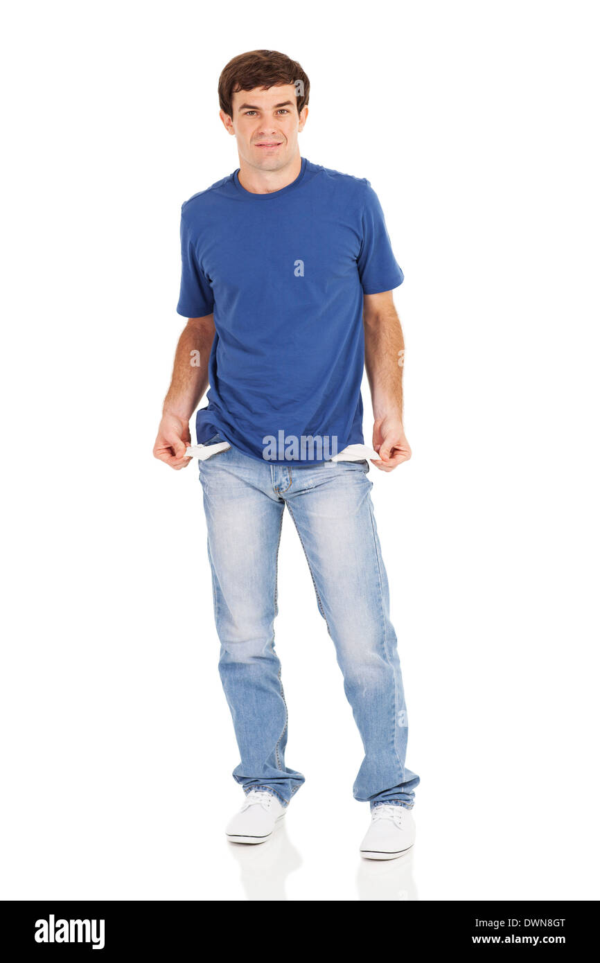 Poor man empty pockets hi-res stock photography and images - Alamy