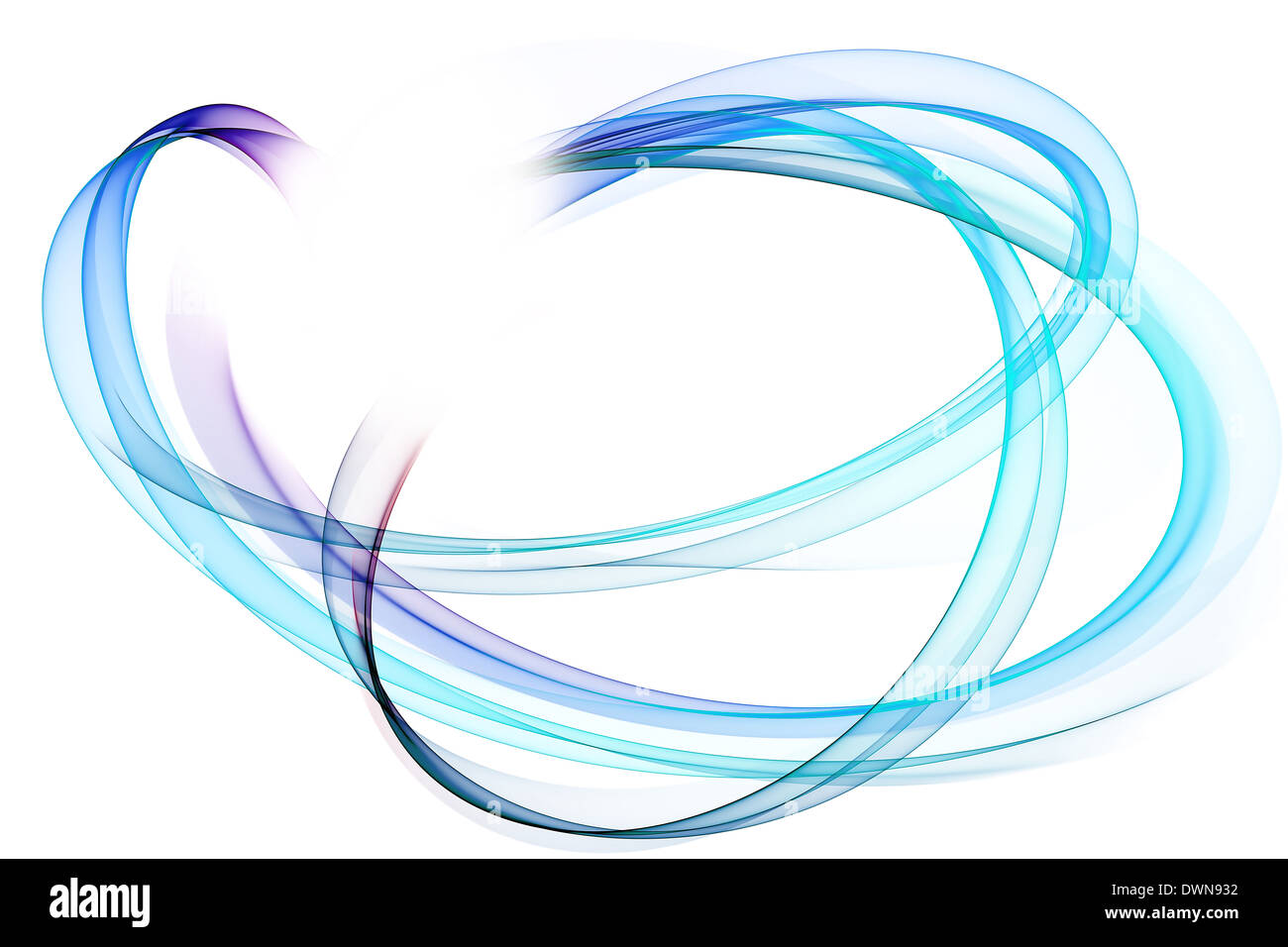 abstract blue twisted waves Stock Photo - Alamy