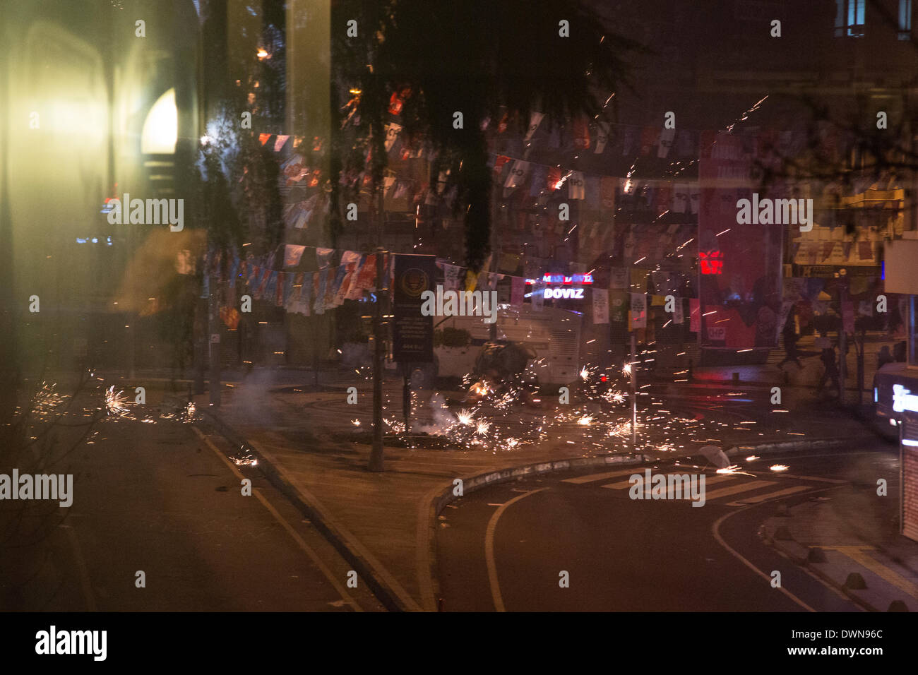 Istanbul, Turkey. 11th March 2014. Nationwide protests lead to clashes ...