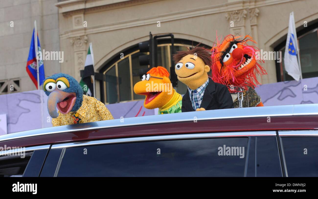 Los Angeles, California, USA. 11th Mar, 2014. Muppets at arrivals for ...