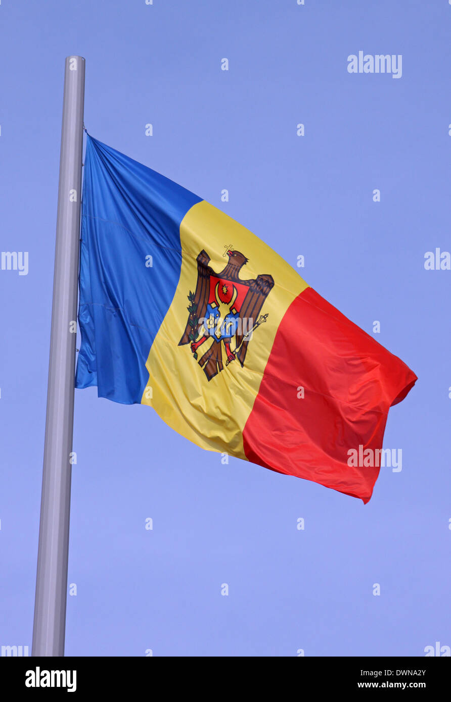 Official flag of moldova hi-res stock photography and images - Alamy