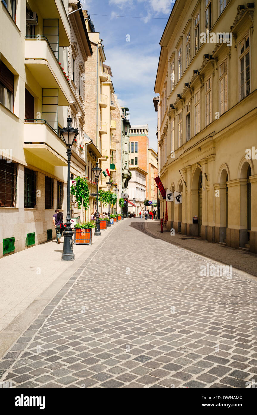 Street in Budapest Stock Photo - Alamy