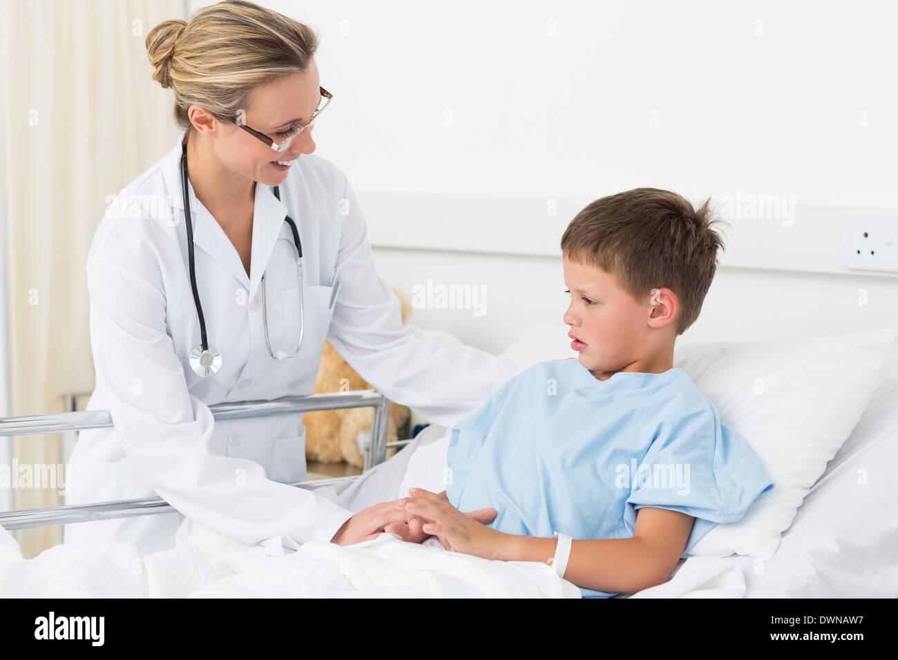 Boy In Hospital