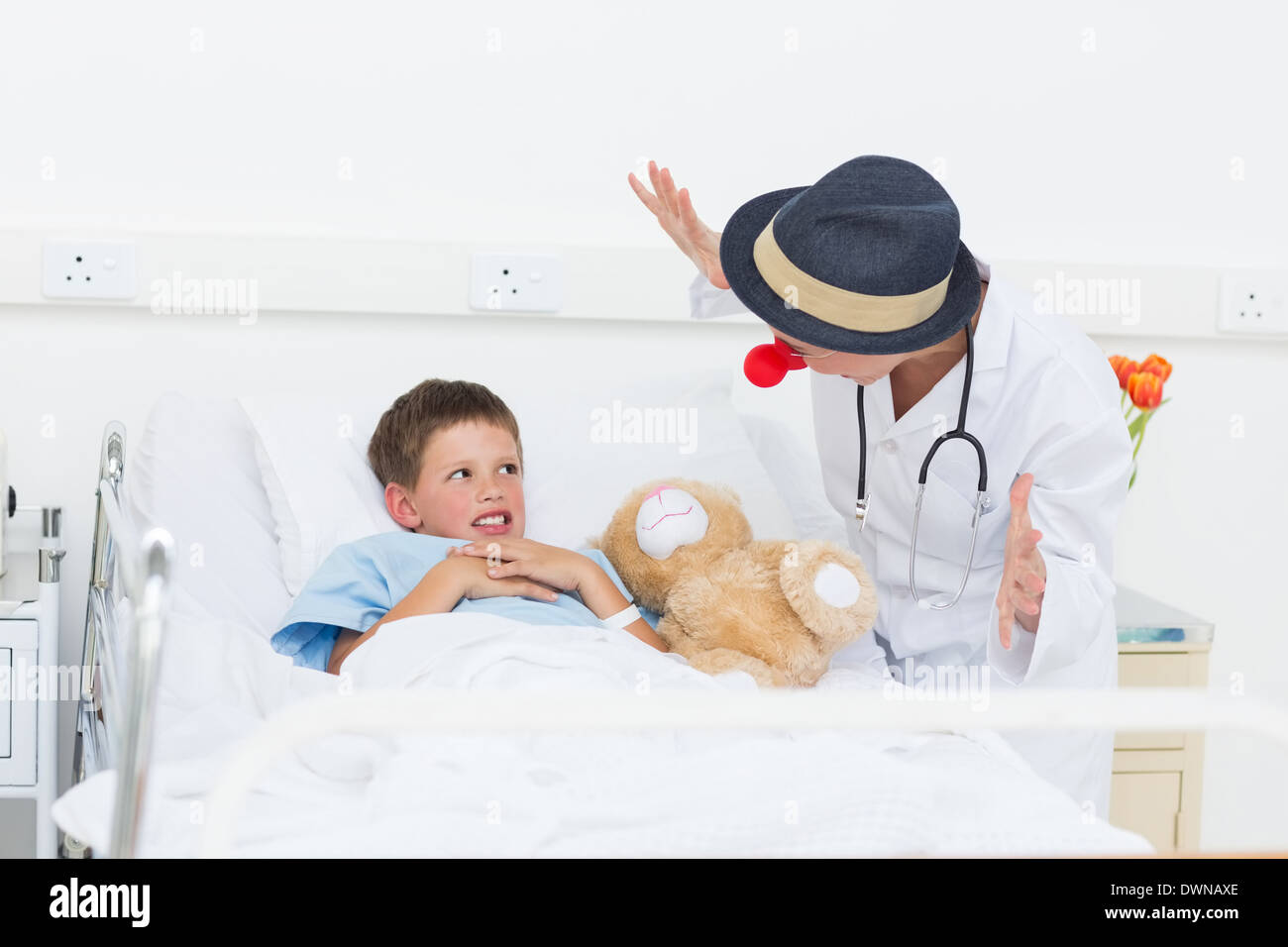 Sick boy hospital hi-res stock photography and images - Alamy
