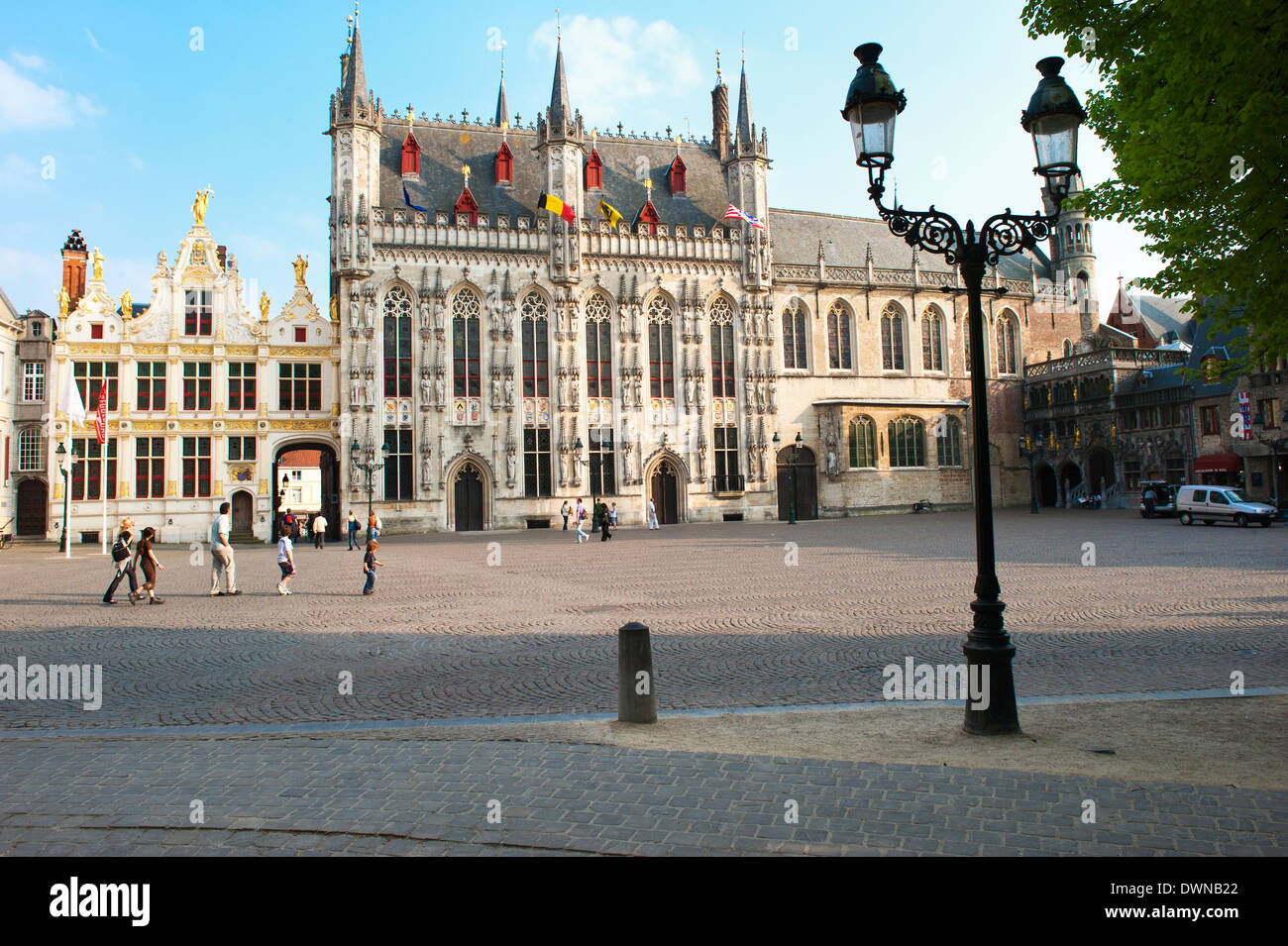 Burg Square and City Hall, Historic centre of Bruges, Belgium, Unesco ...