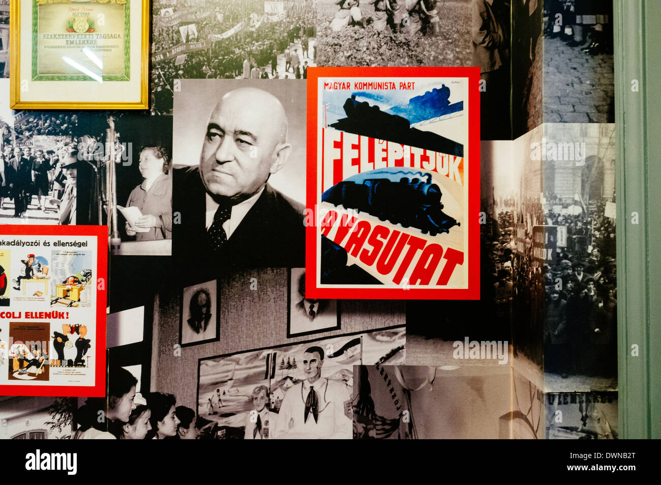 Inside the Terror Museum, Budapest Stock Photo - Alamy