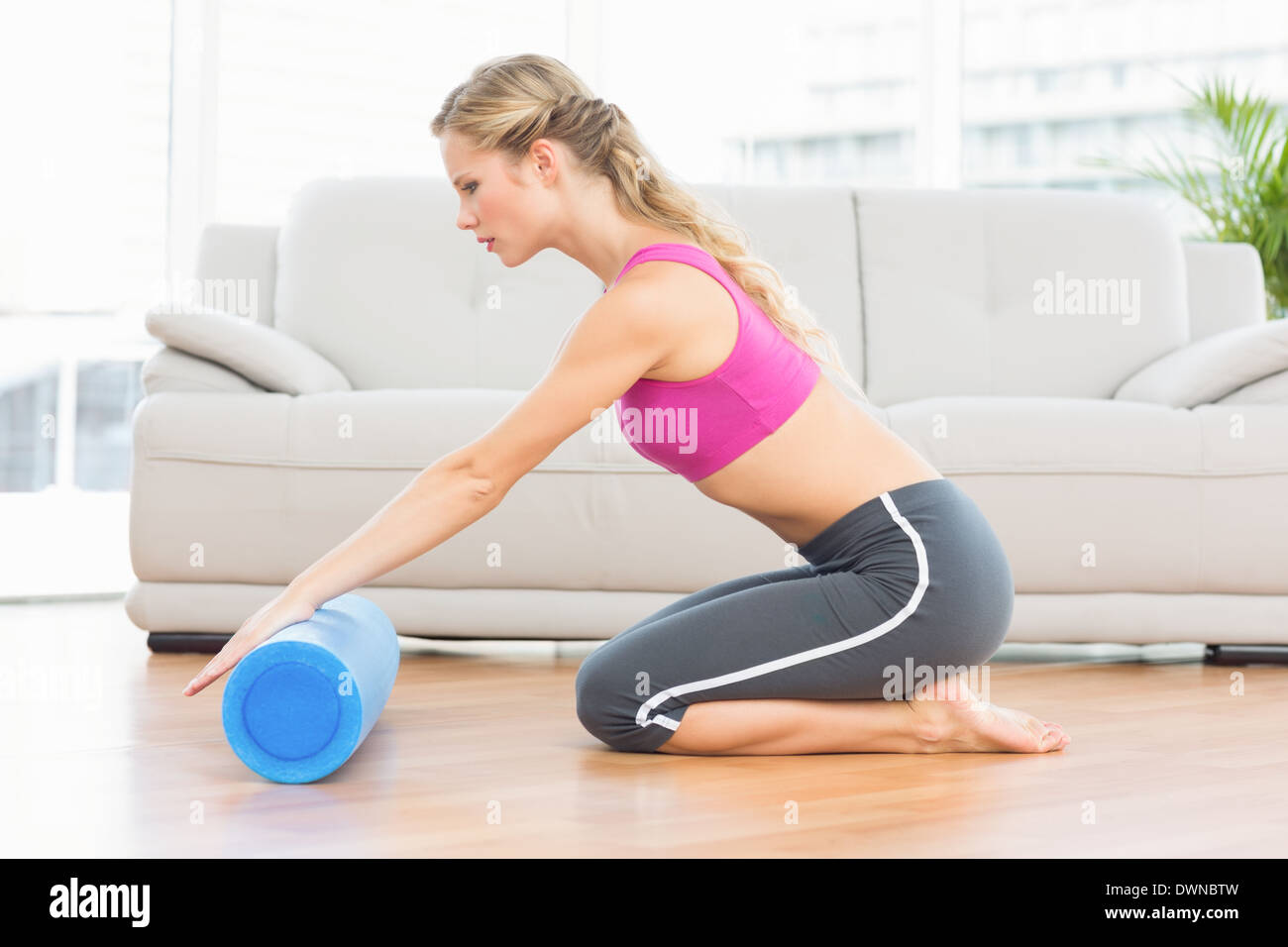 Foam roller hi-res stock photography and images - Alamy