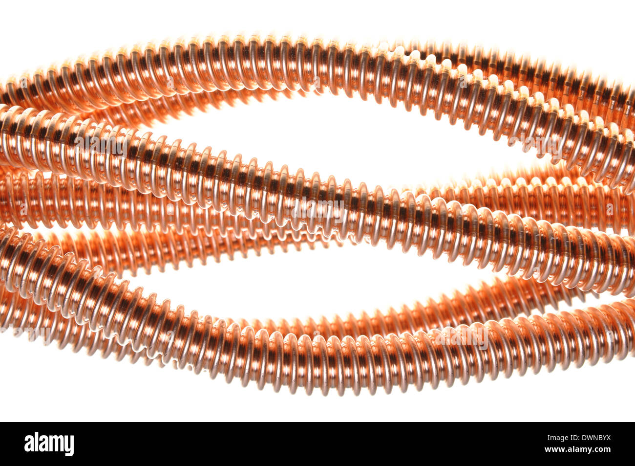Copper cable, energy and technology industry Stock Photo - Alamy