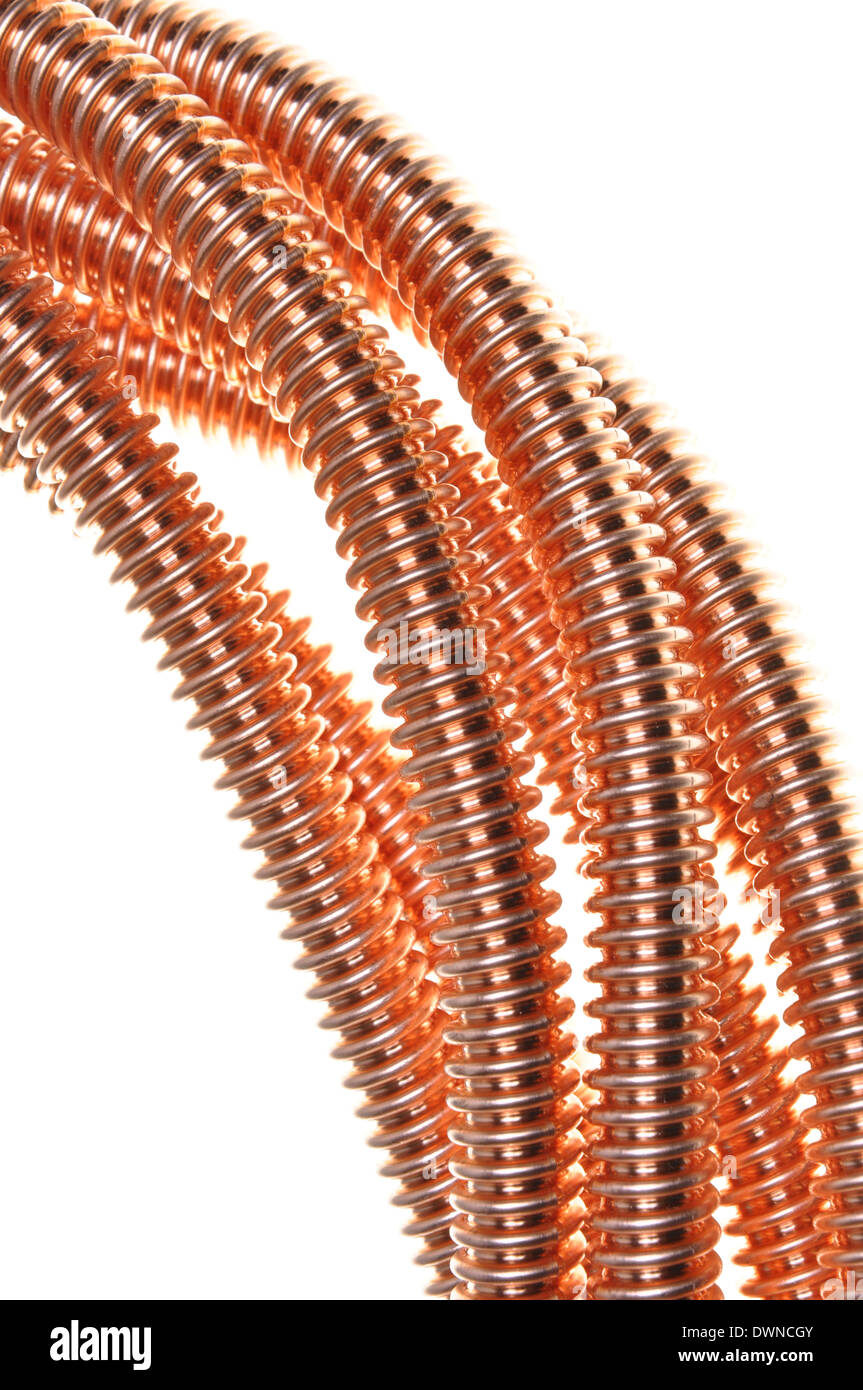 Copper cable, energy and technology industry Stock Photo - Alamy