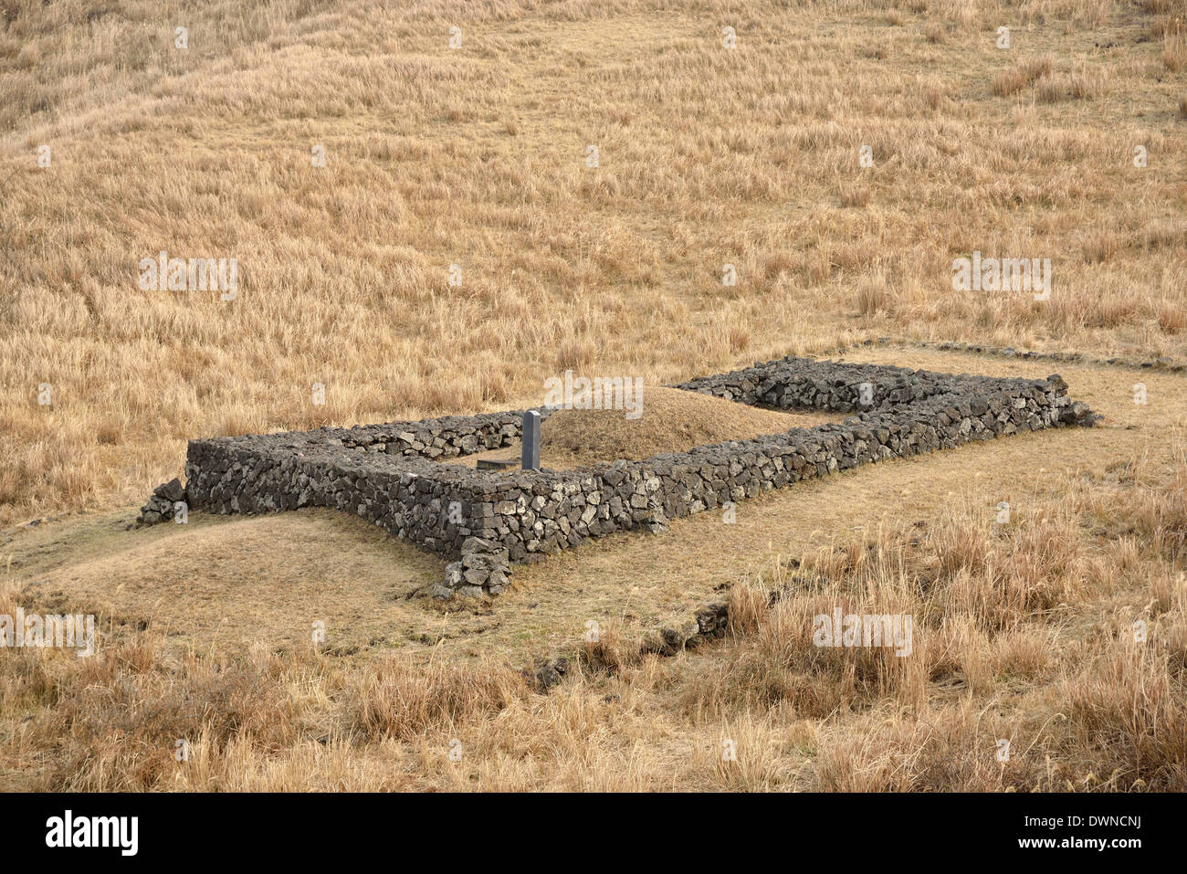 General Grave made by basalt in Jeju Island, Korea Stock Photo - Alamy